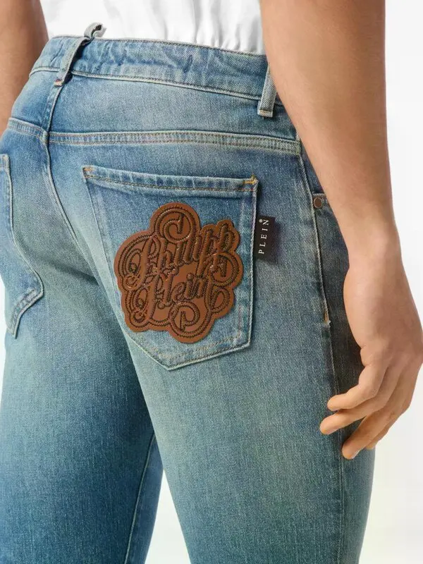 Philipp Plein Logo-patch Jeans