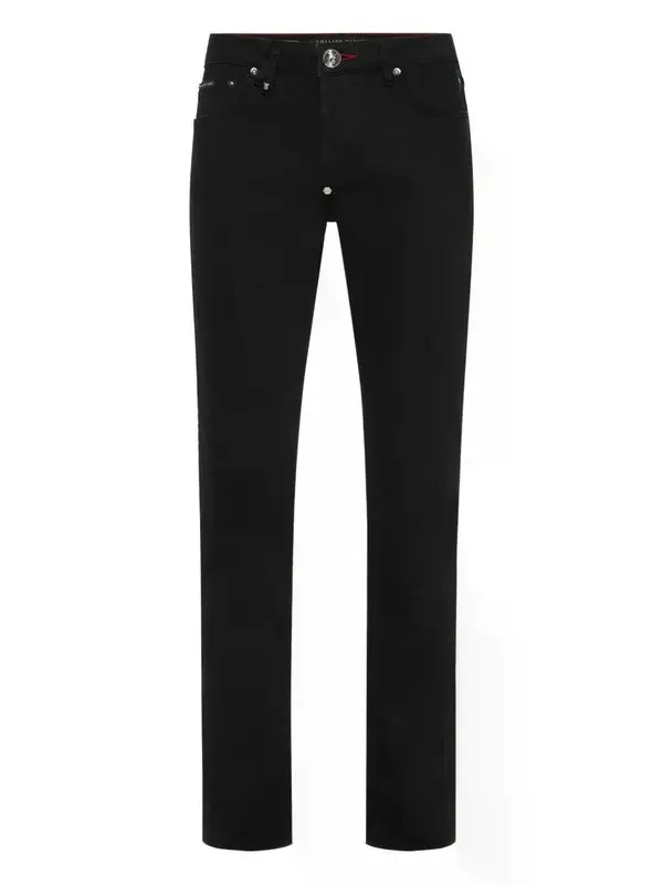 Philipp Plein Straight Leg Jeans - Black