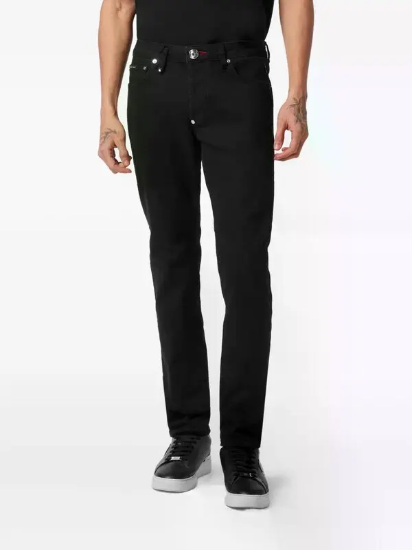 Philipp Plein Straight Leg Jeans - Black