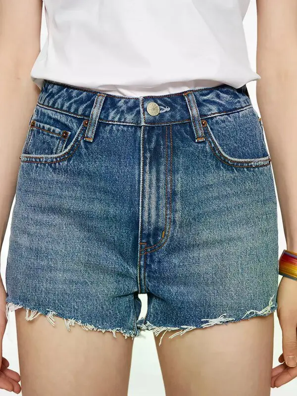 HEY JOANIE Cut-off Denim Shorts