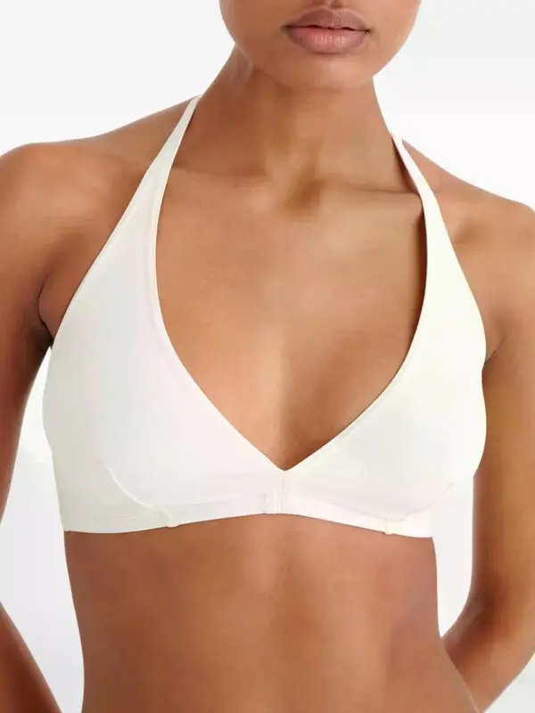 ERES Halterneck Bikini Top - White