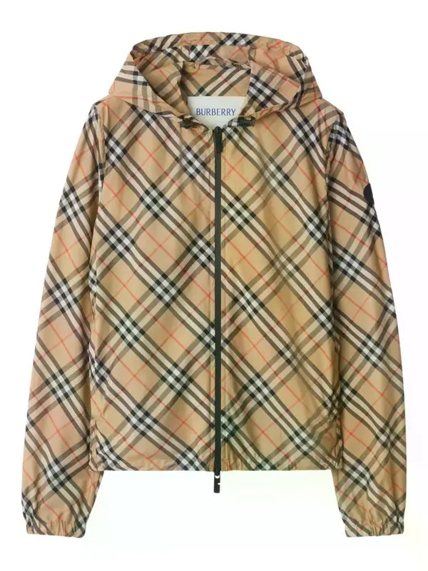 Burberry Check Hooded Jacket