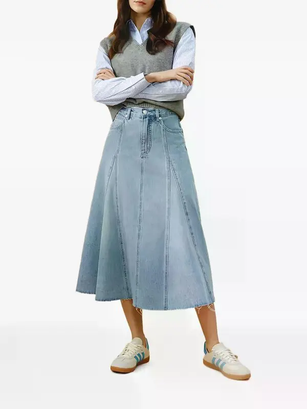 HEY JOANIE Monica Denim Skirt