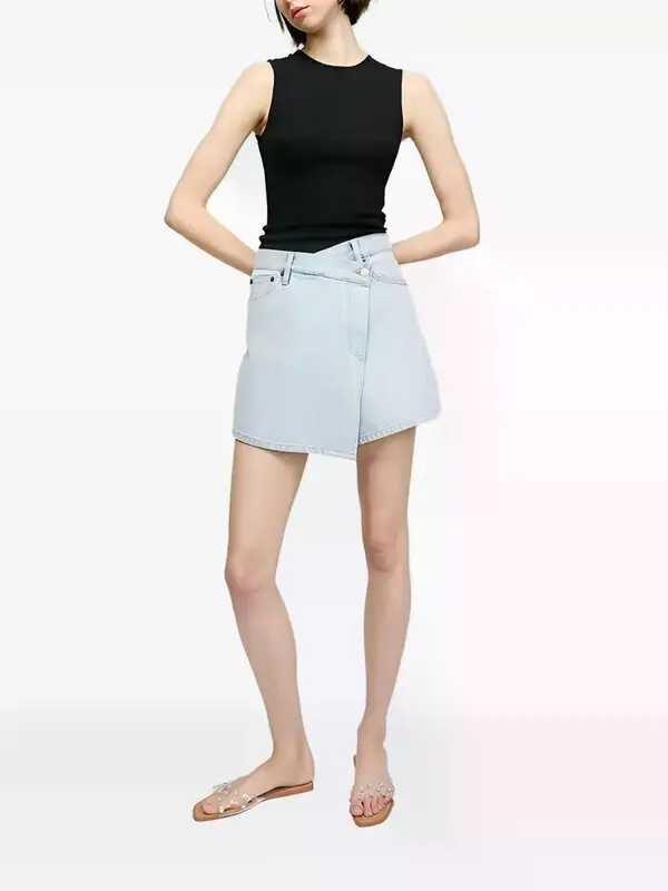 HEY JOANIE Side-buttoned Skort