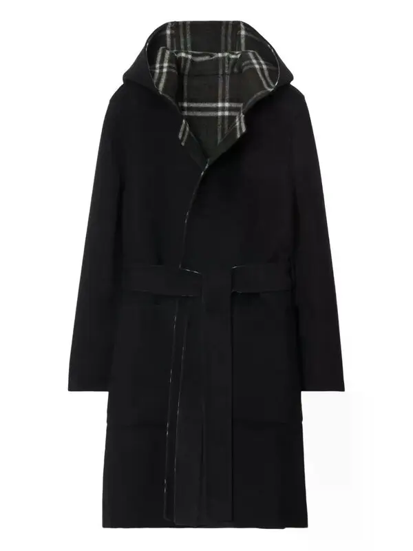 Burberry Reversible Belted Coat - Black