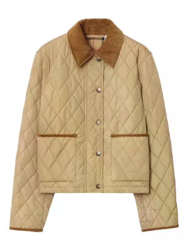 Burberry Quilted Cropped Jacket