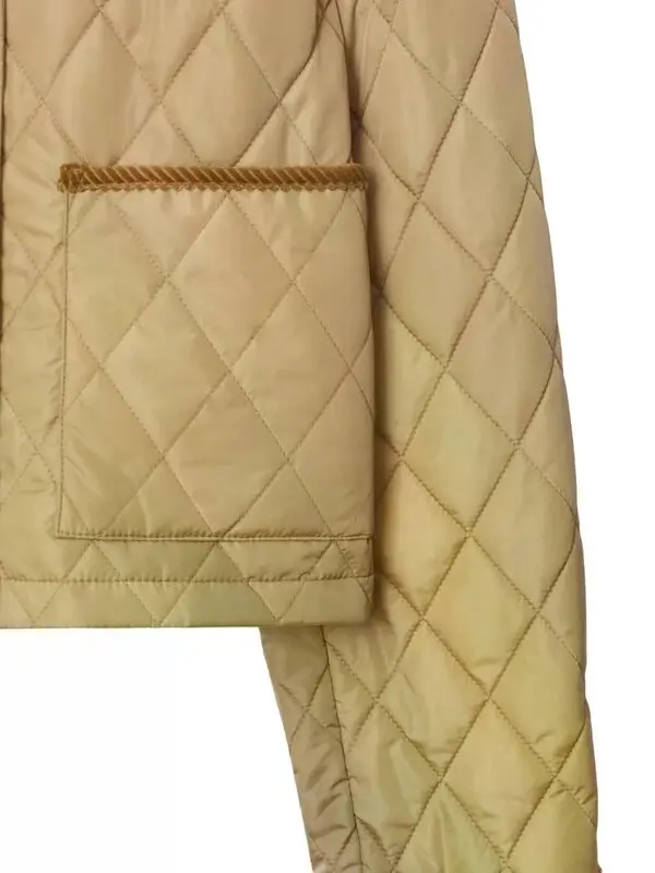 Burberry Quilted Cropped Jacket