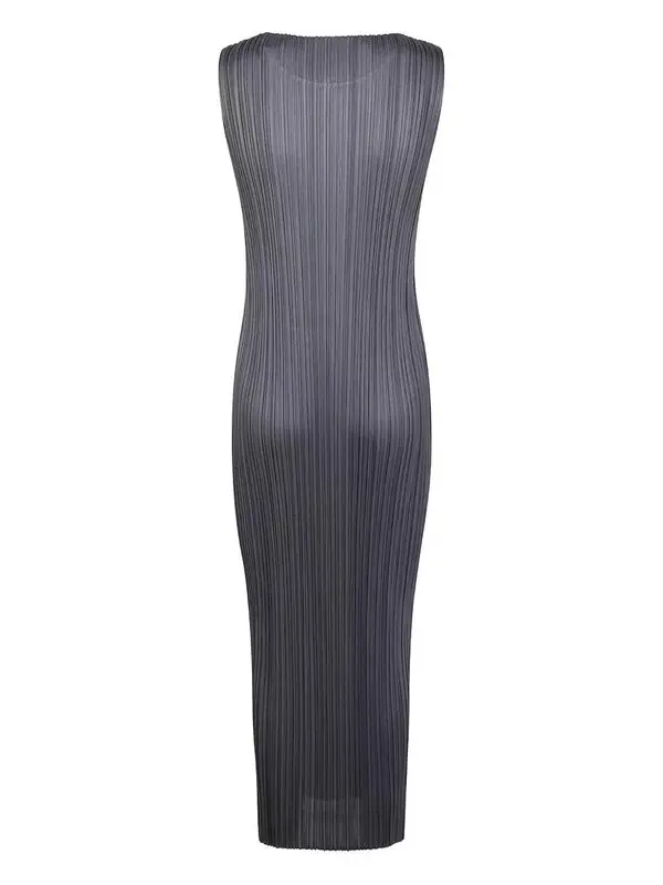 Issey Miyake Plissé-effect Dress - Grey