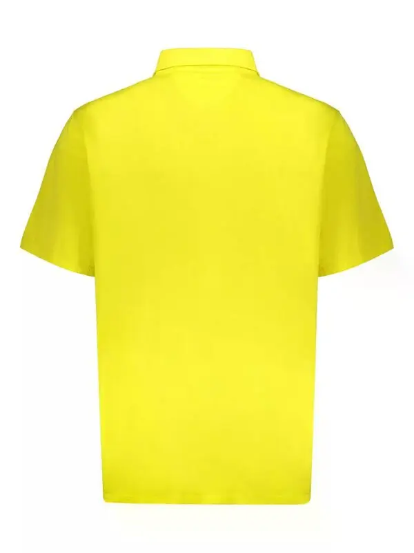 MOORER Pachino Cotton Polo Shirt - Yellow