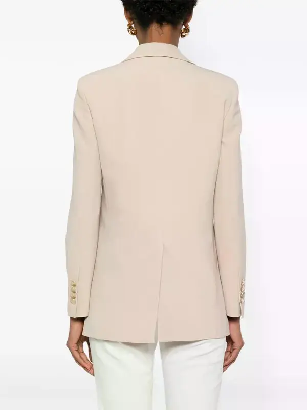 BLANCA VITA Double-breasted Blazer - Neutrals