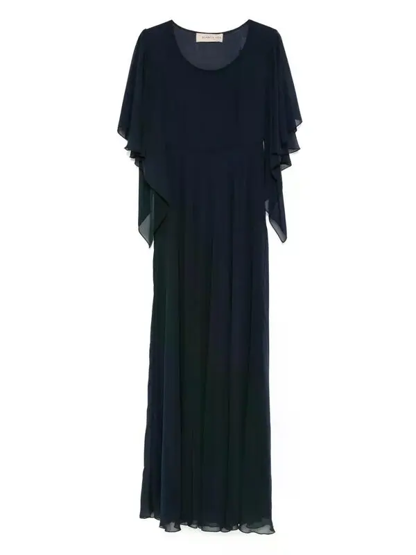 BLANCA VITA Pleated Maxi Dress