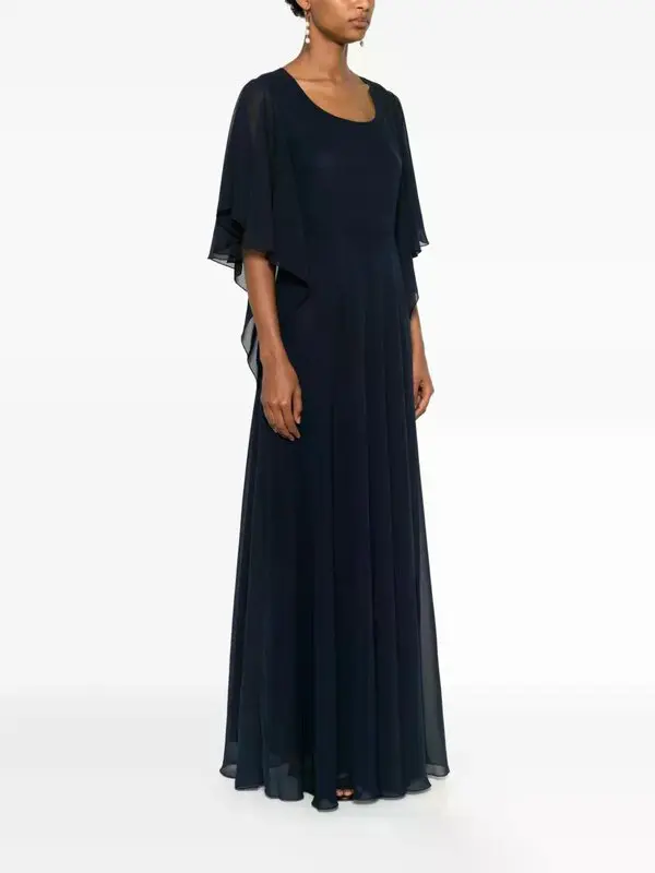 BLANCA VITA Pleated Maxi Dress