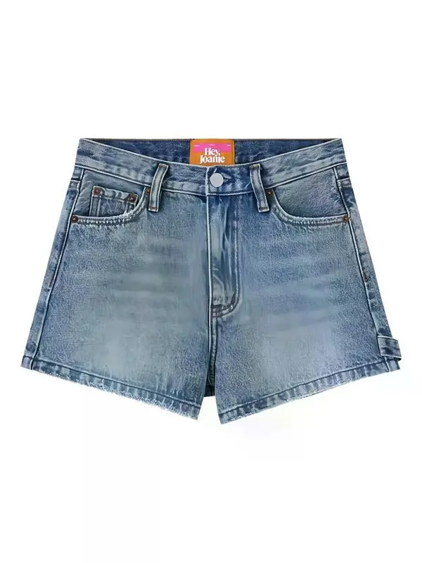 HEY JOANIE Utility Denim Shorts