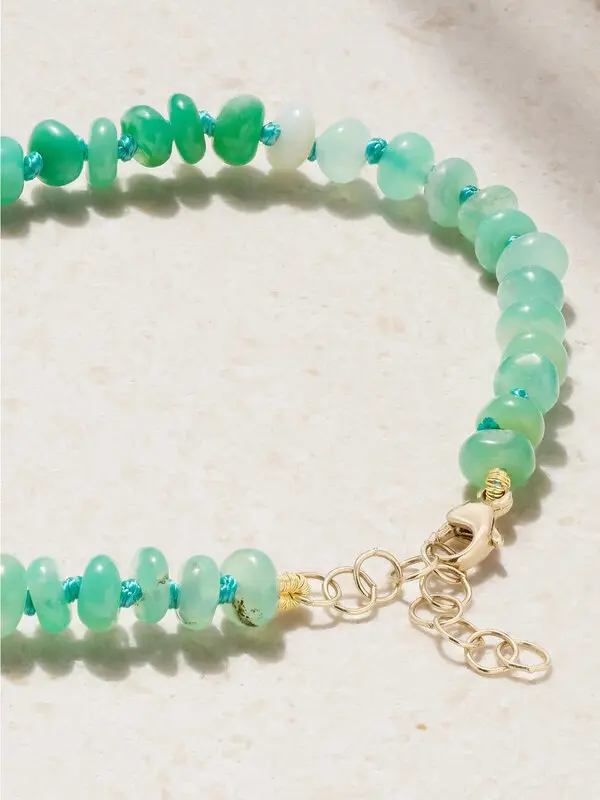 Jia Jia Arizona Gold Chrysoprase Bracelet - Green