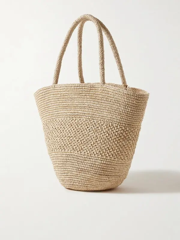 THE ROW Large Raffia Tote