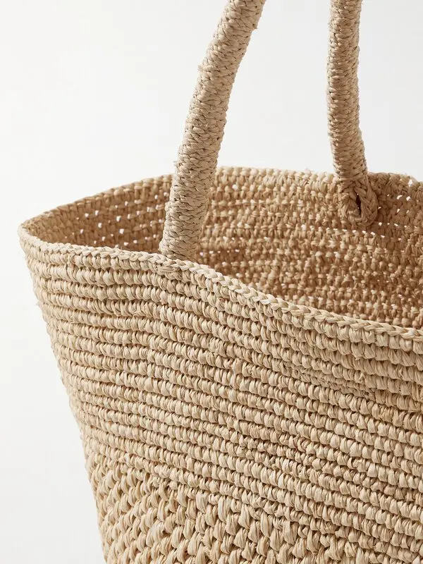THE ROW Large Raffia Tote