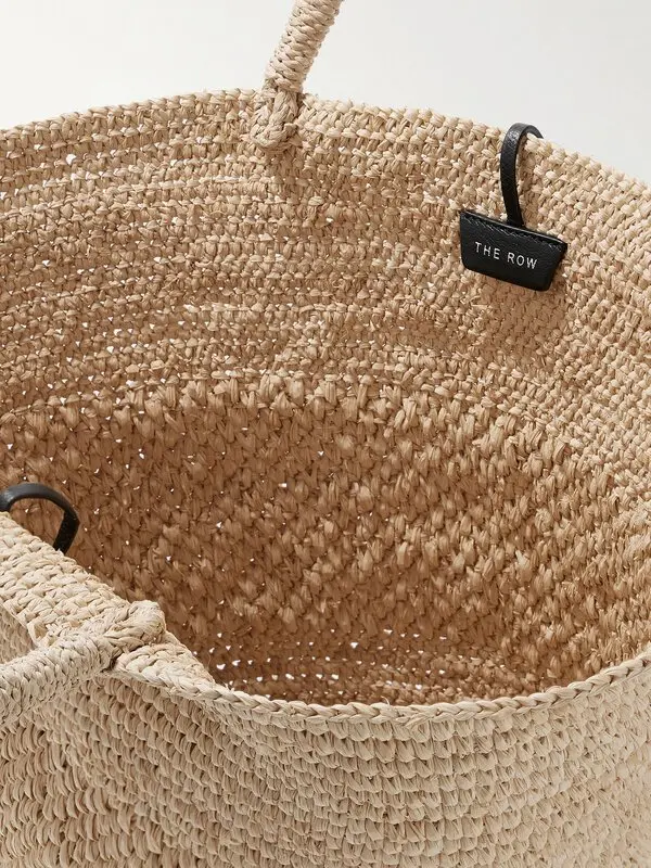 THE ROW Large Raffia Tote