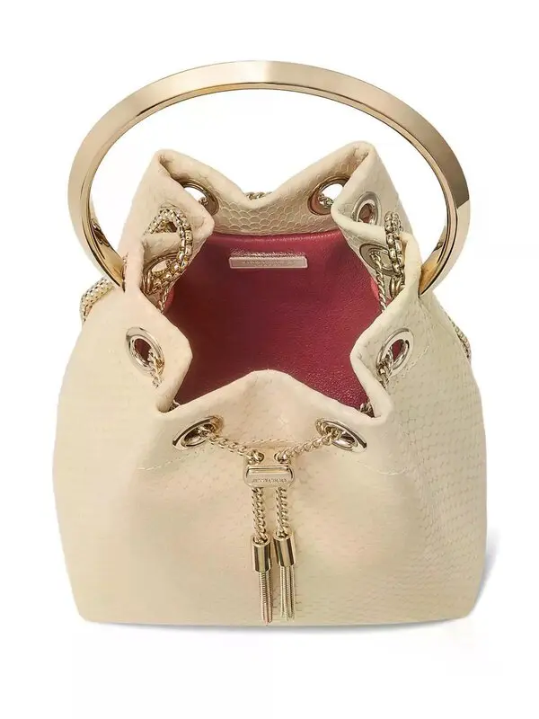 JIMMY CHOO Bon Bon Mini Bucket Bag