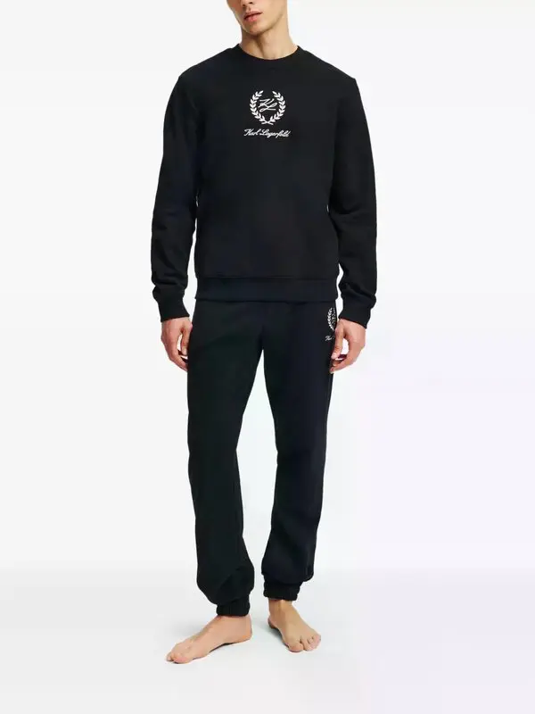 Karl Lagerfeld Embroidered-logo Sweatshirt