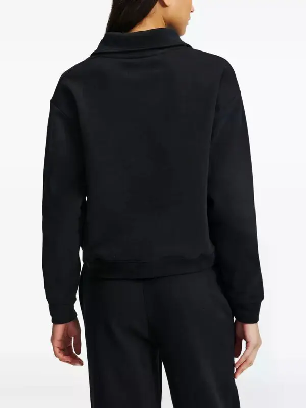 Karl Lagerfeld Zip-up High-neck Sweatshirt