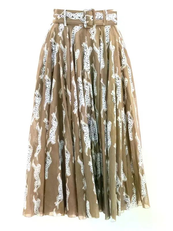 Samantha Sung Pleated Midi Skirt