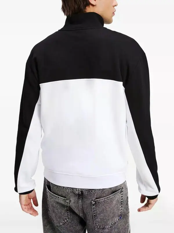 Karl Lagerfeld Colour-block Half-zip Sweatshirt