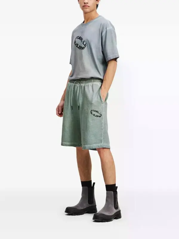 Karl Lagerfeld Logo-print Track Shorts