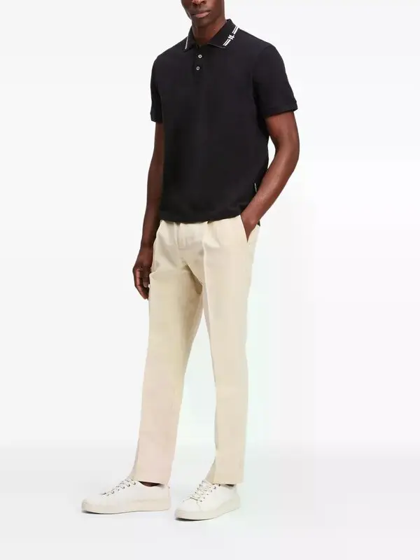 Karl Lagerfeld Contrast-trim Polo Shirt