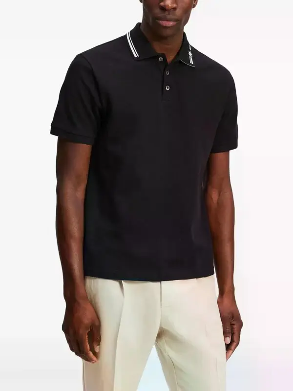 Karl Lagerfeld Contrast-trim Polo Shirt