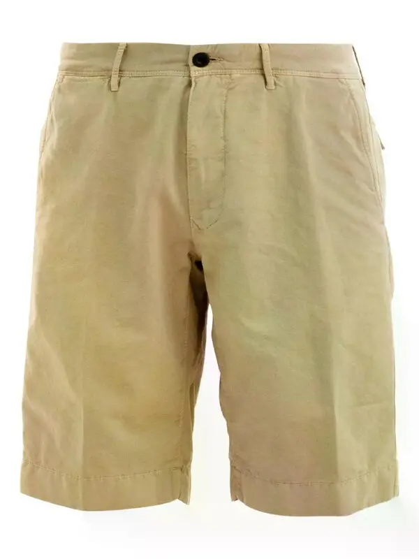Incotex Cotton Knee-length Shorts - Neutrals