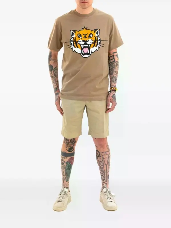 Incotex Cotton Knee-length Shorts - Neutrals