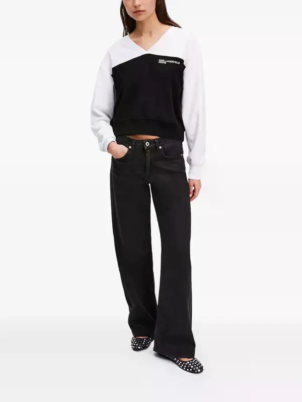 Karl Lagerfeld Two-tone Sweatshirt