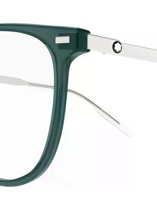 Montblanc Square-frame Eyeglasses - Green