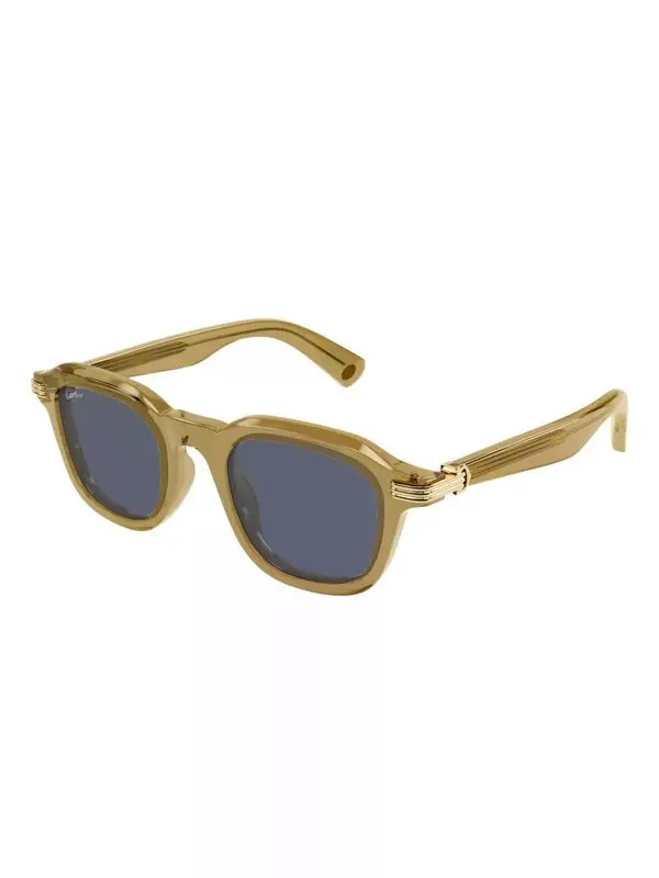 Cartier Square-frame Sunglasses - Yellow