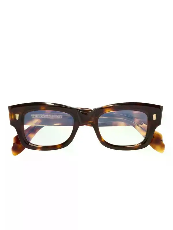 CUTLER & GROSS Square-frame Glasses - Brown