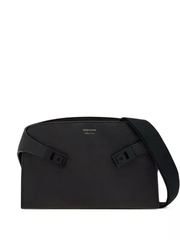 FERRAGAMO Hug Messenger Bag - Black