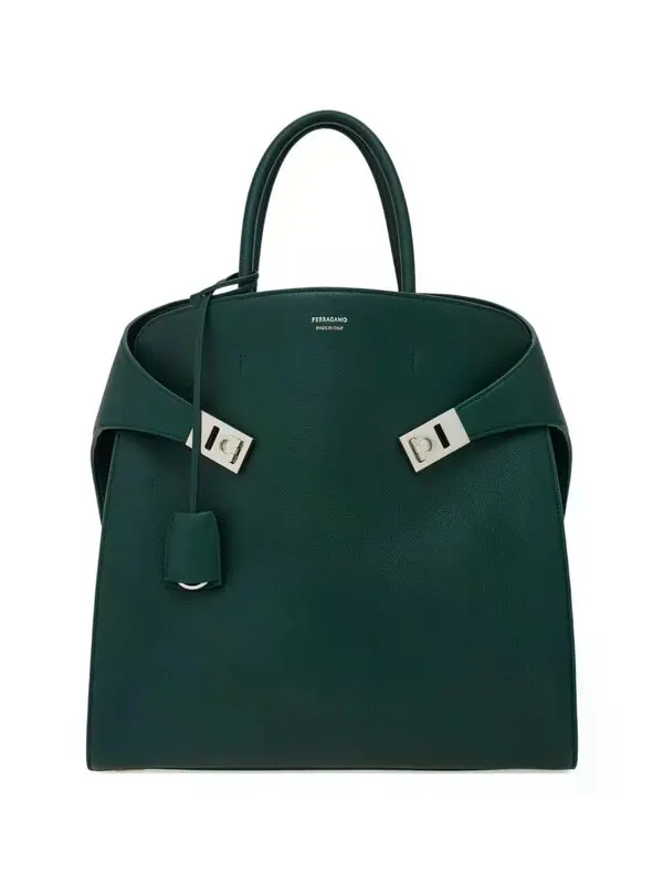 FERRAGAMO Hug Tote Bag - Green