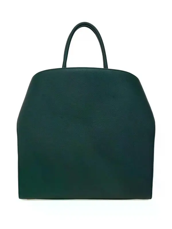 FERRAGAMO Hug Leather Tote - Green