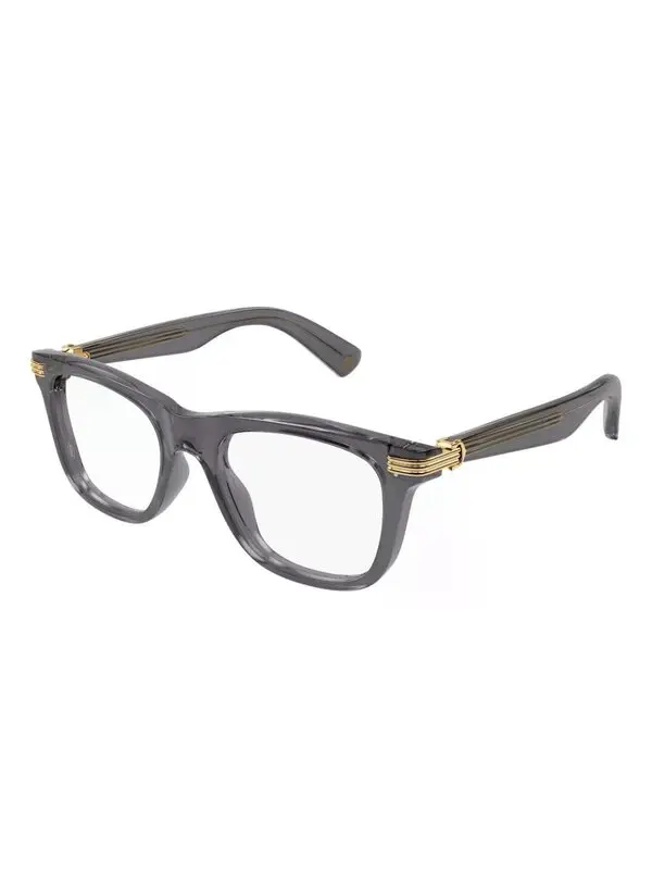 Cartier Transparent-frame Rectangle Glasses - Grey