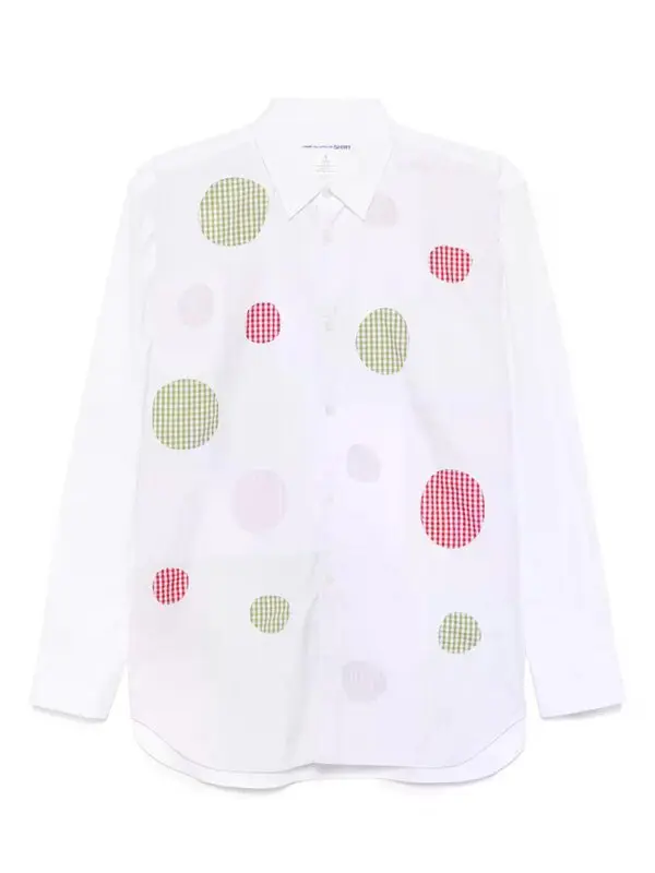 Comme Des Garçons Gingham Patch Shirt