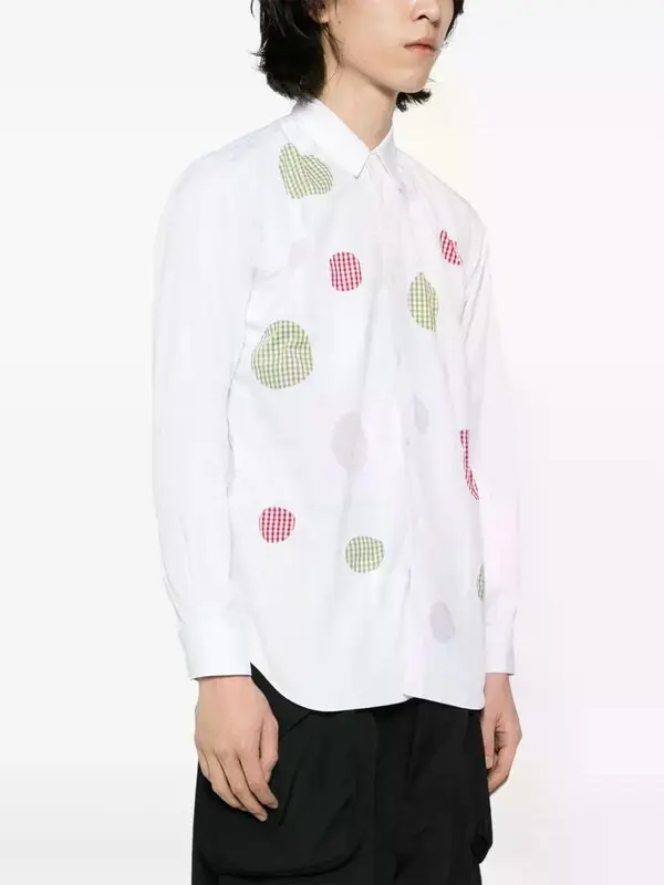 Comme Des Garçons Gingham Patch Shirt