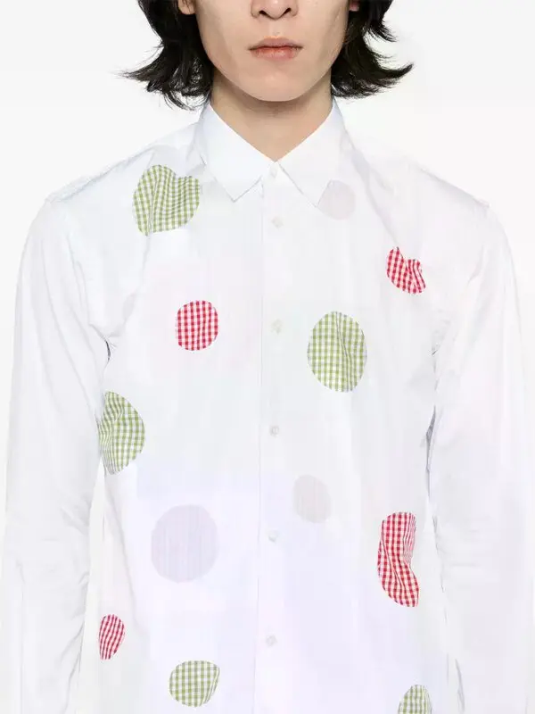 Comme Des Garçons Gingham Patch Shirt