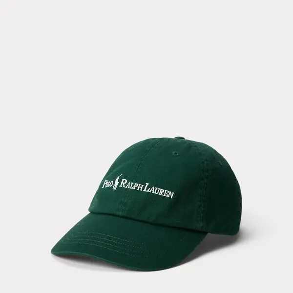 Ralph Lauren Logo Cotton Twill Ball Cap - Northwest Pine