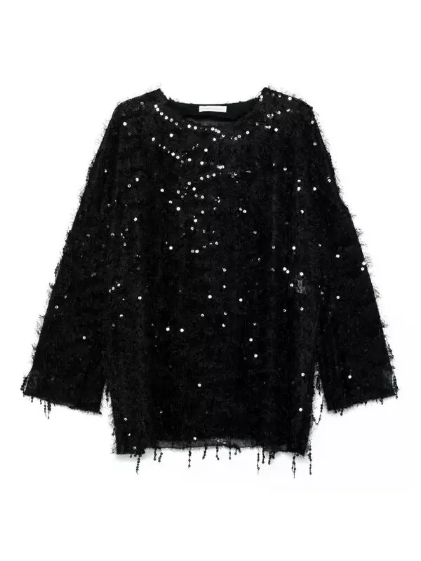 NICCOLO PASQUALETTI Sequin-embellished Top