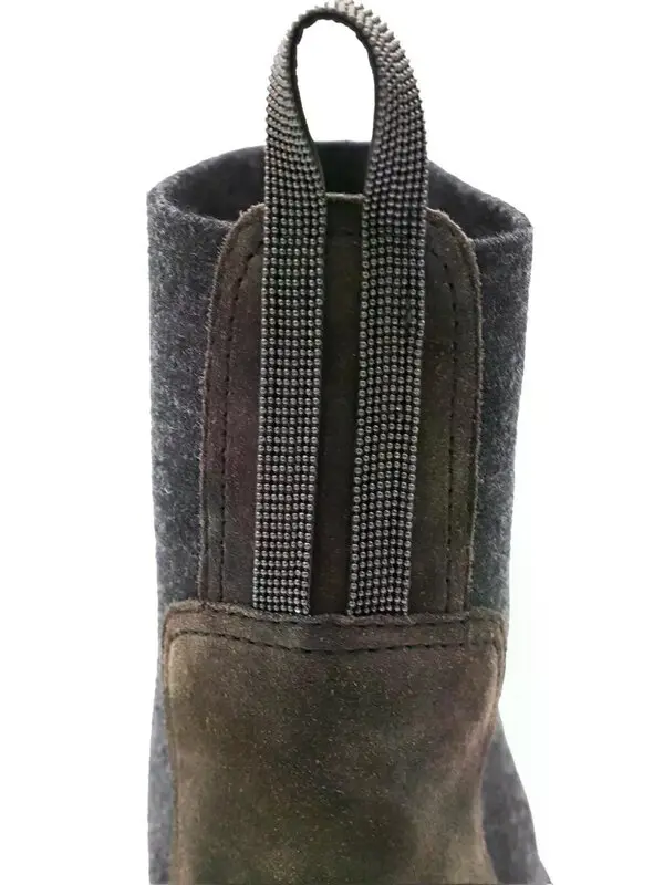 Brunello Cucinelli Suede Chelsea Boots - Brown