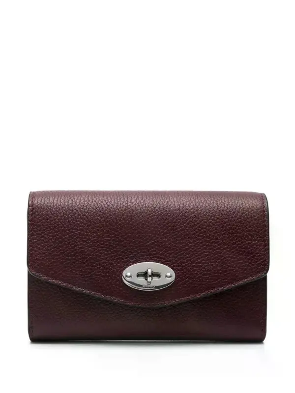 Mulberry Medium Darley Wallet - Red
