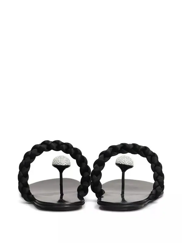 PEDRO GARCIA Pipa Flat Sandals - Black