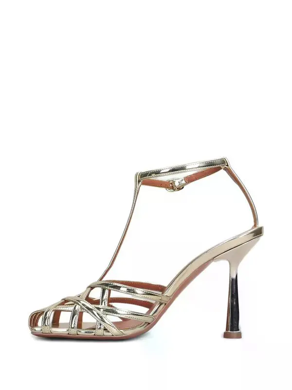CASTAGNA 100mm Lidia Sandals - Gold