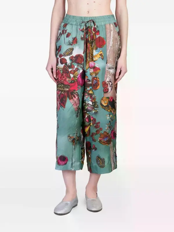 YAVI Graphic-print Trousers