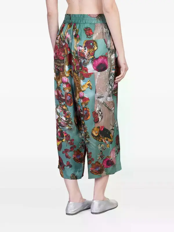 YAVI Graphic-print Trousers